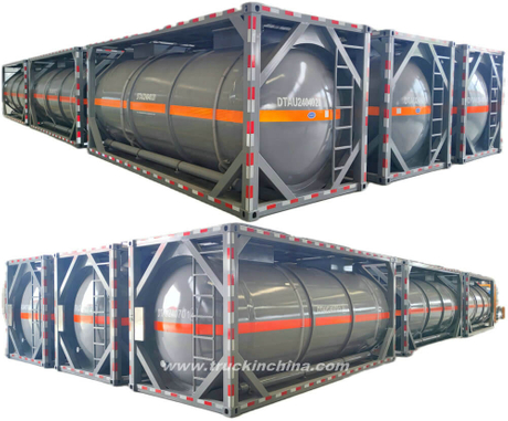 7 Units T14 Hydrofluoric Acid ISO Tank Container For Export to India ...
