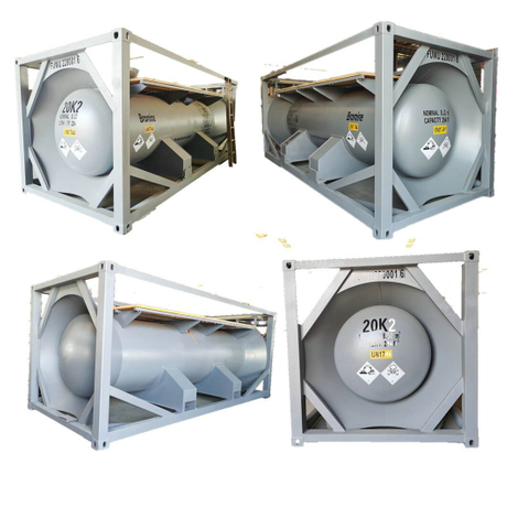 Wholesale ISO 20ft Bromine T22 UN Portable Tank Container 8.32m3 Lead ...
