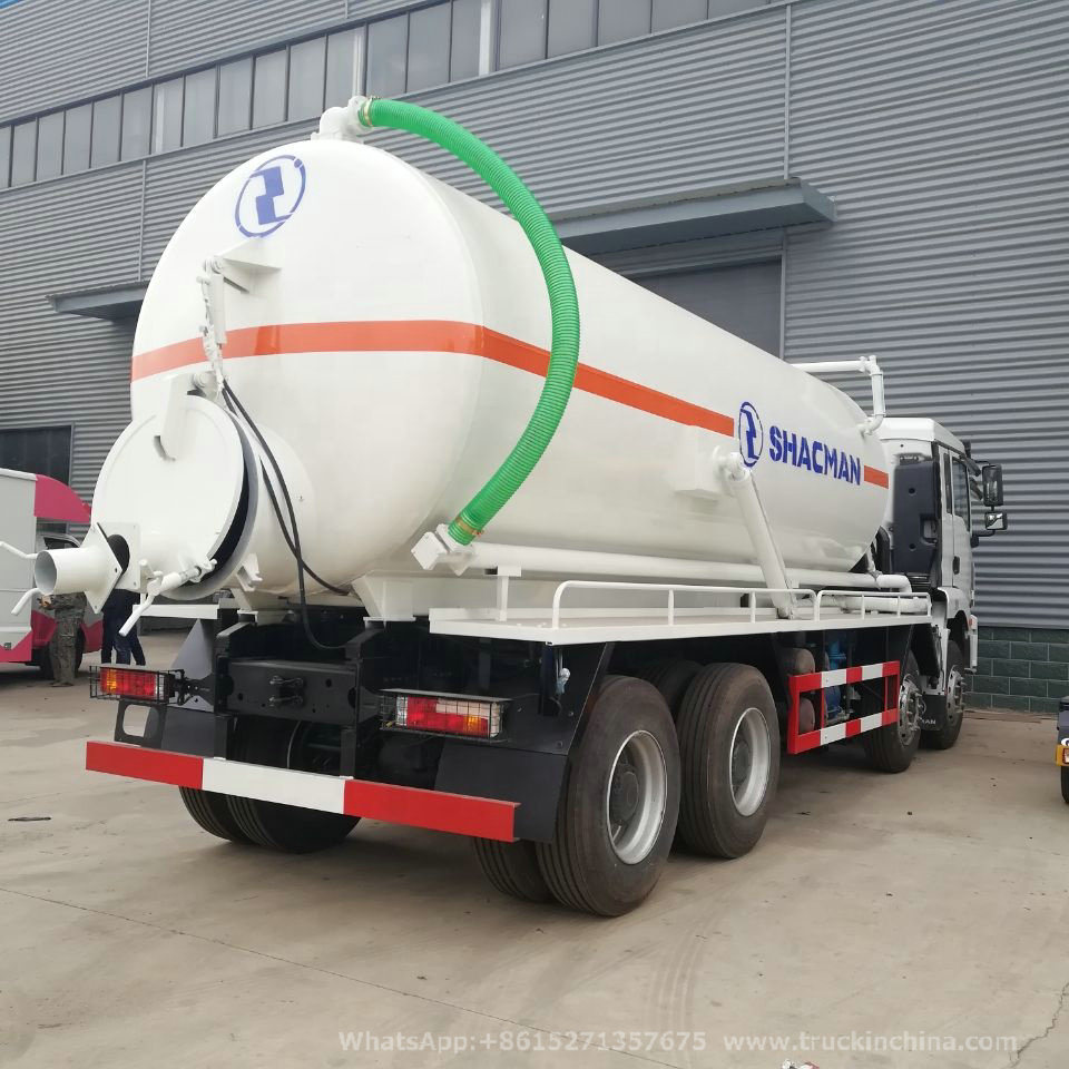 Wholesale Shacman Sewage Suction Tanker Truck (20cbm Vacuum Tank ...