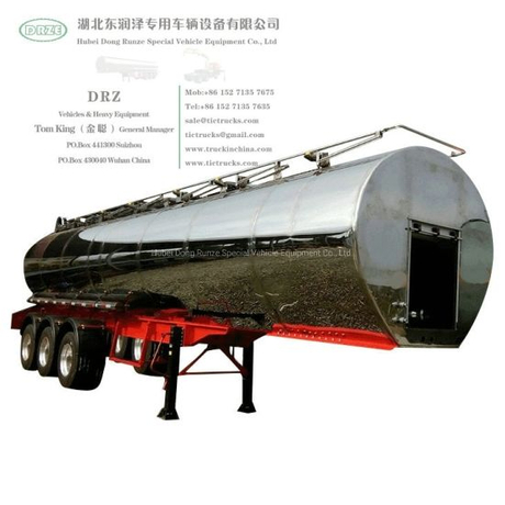 Wholesale Isolated Tanker Trailer for Carrying Asphalt in Hot Emulsion ...