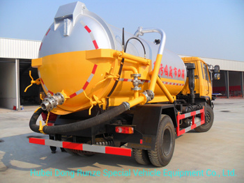 Wholesale Vacuum Sewage Suction Tanker Truck Tank Effective Capacity ...