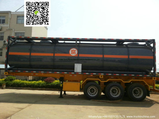 Wholesale 40FT Chemical Tank Container (ISOTANK Steel Lined LLDPE for ...