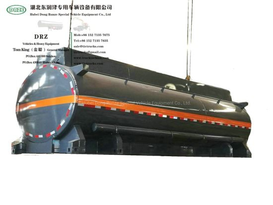 Wholesale Chemical Liquid Tanker Body with Container Locks Trailer Road ...