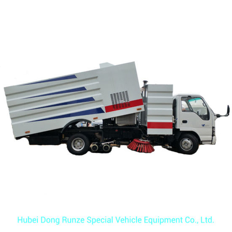 Righ Hand Drive Road Sweeper Truck 5.5m3 Stainless Steel 304