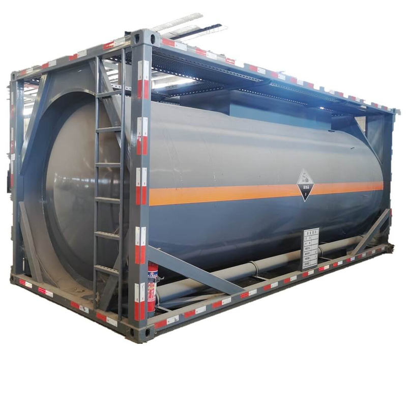 Wholesale Q235B Steel 20ft Container Tanks for Corrosive NaOH Caustic ...