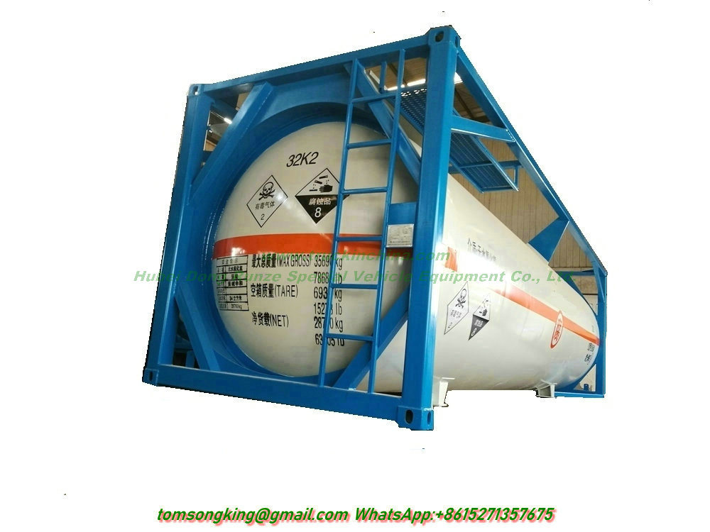 Wholesale ISO Liquid Chlorine Tank ISO Container for Road Transport ...