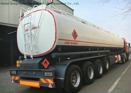 Wholesale Steel Fuel Tanker Semi-Trailer 4 Axles Tank Capacity 55000L ...