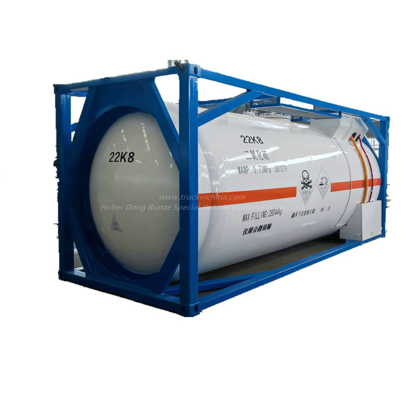Wholesale 20FT UN1079 ISOTank Container for Sulfur Dioxide 0.73Mpa Road ...