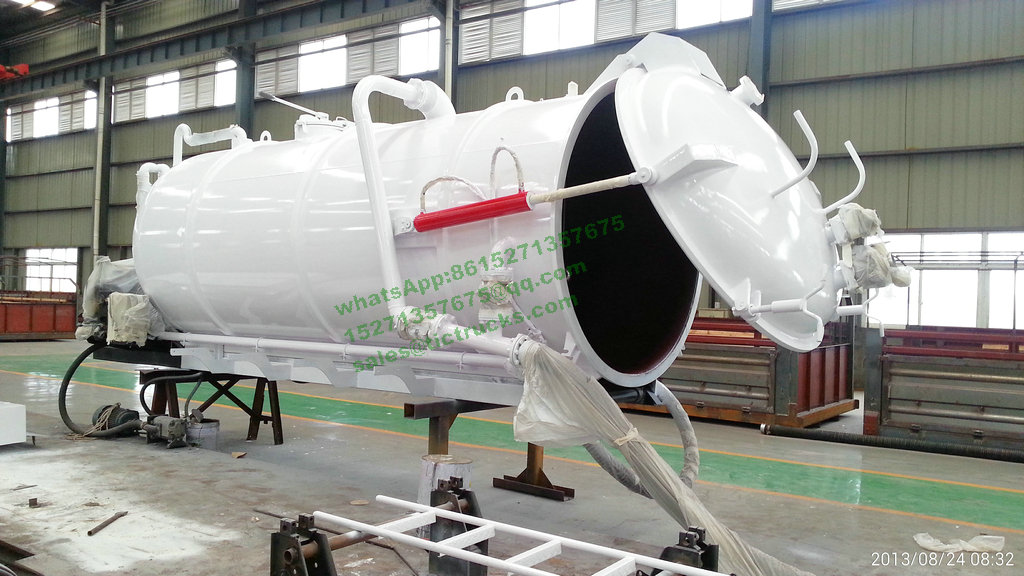 customized vacuum tank body 10cbm for Hongkong - Hubei Dong Runze ...