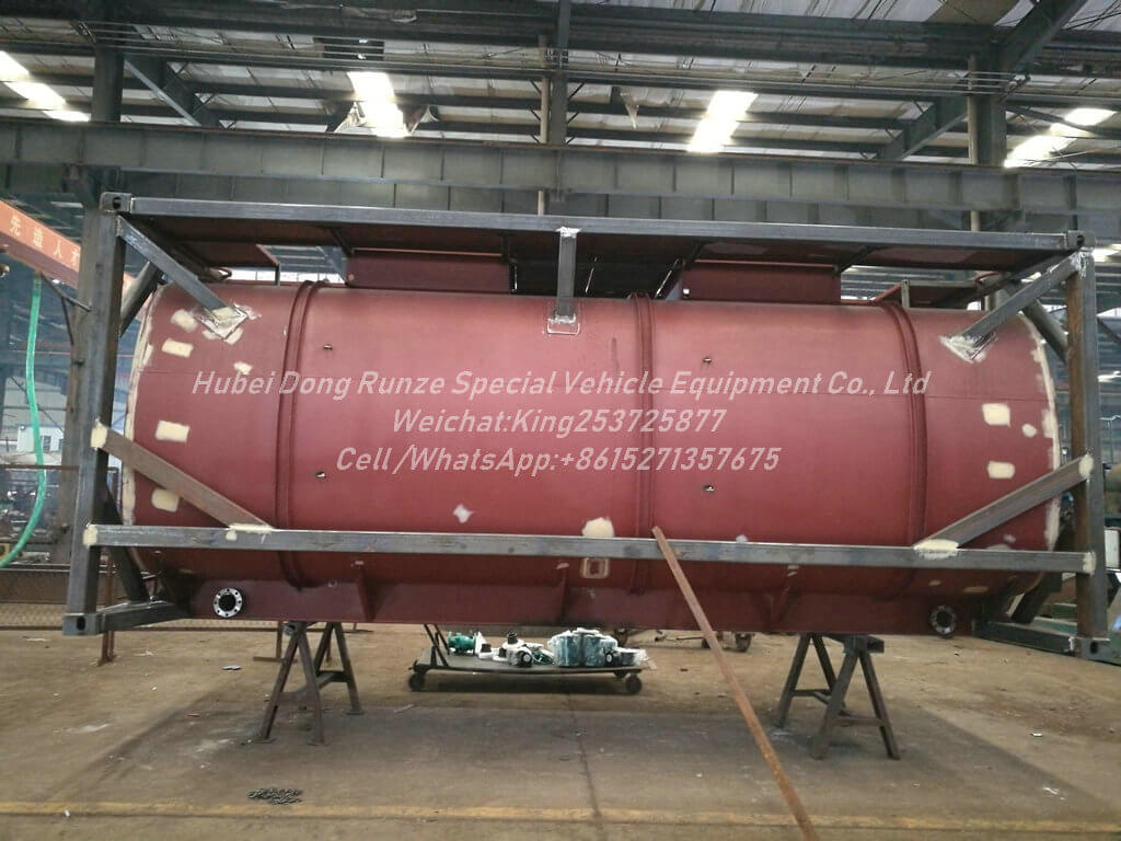 Wholesale 20FT ISO HCL Acid Tank Container 21cbm For Vietnam Chemical ...