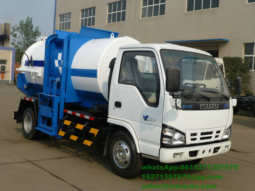 Isuzu Food Waste Collection Trucks sale price - Hubei Dong Runze ...