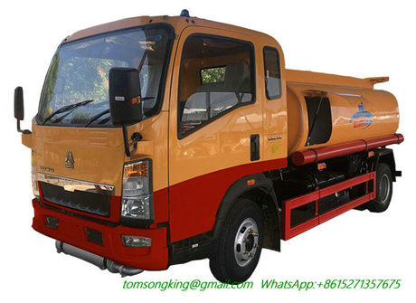 Wholesale HOWO Fuel Oil Bowser 5000Liters in Chinese - Hubei Dong Runze ...