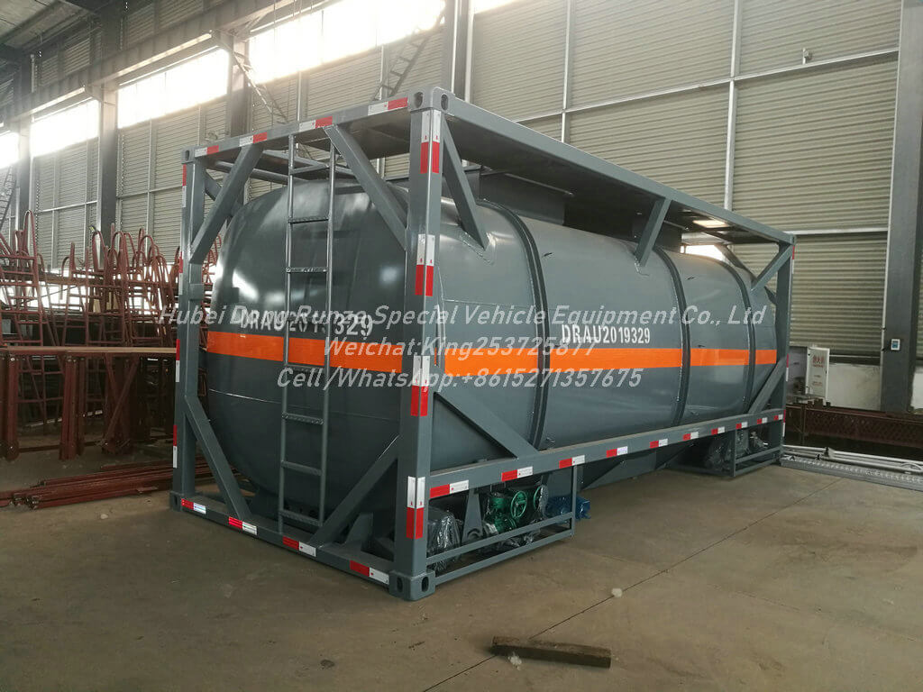 Wholesale 20FT ISO HCL Acid Tank Container 21cbm For Vietnam Chemical ...