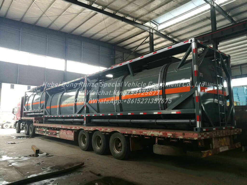 10 Units New ISO 20 FT TANK CONTAINER LLDPE LINED For contain: HCl (max ...