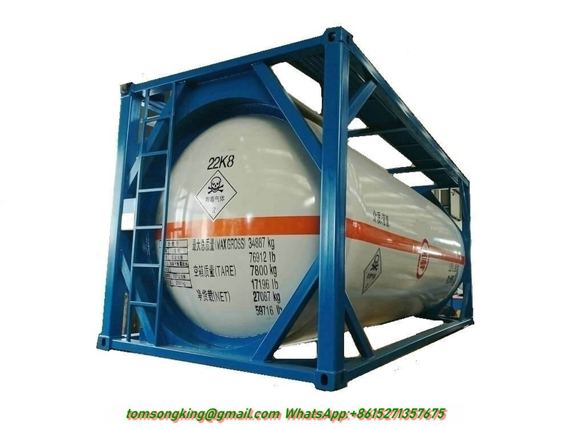 Wholesale 20FT ISO Liquid chlorine Tank Containers 21,670 Liters（CL2 ...