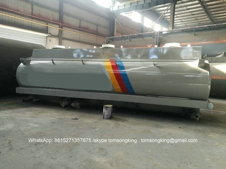 Hydrochloric Acid Tank Body 3 Compartments For HCL Cargo Truck 16.5m3 ...