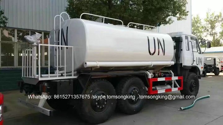 Dongfeng 6x6 All Wheel Drive Water Tanker Truck - Hubei Dong Runze ...