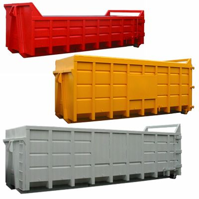 Wholesale Hooklift Loader Bin with Fresh Garlit Grap Loading Crane in ...