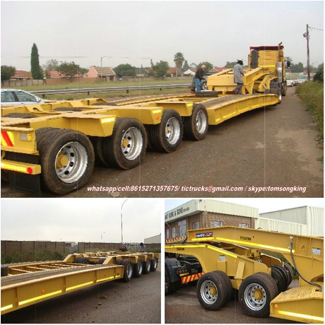 Detachable Gooseneck Lowboy Trailer Features - Hubei Dong Runze Special ...