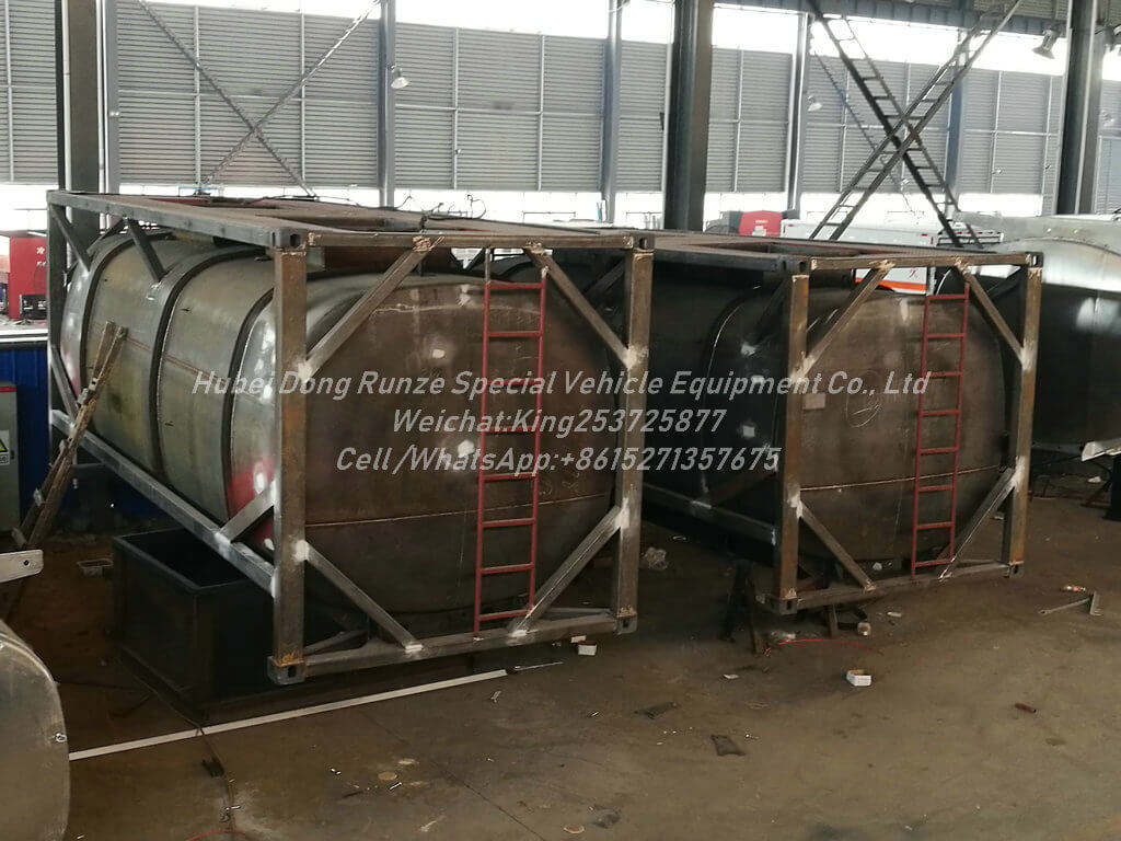 Wholesale 20FT ISO HCL Acid Tank Container 21cbm For Vietnam Chemical ...