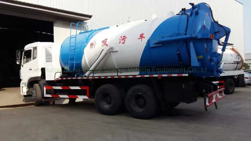 15000L high pressure vacuum tanker truck Cesspit Emptier truck DF Euro ...