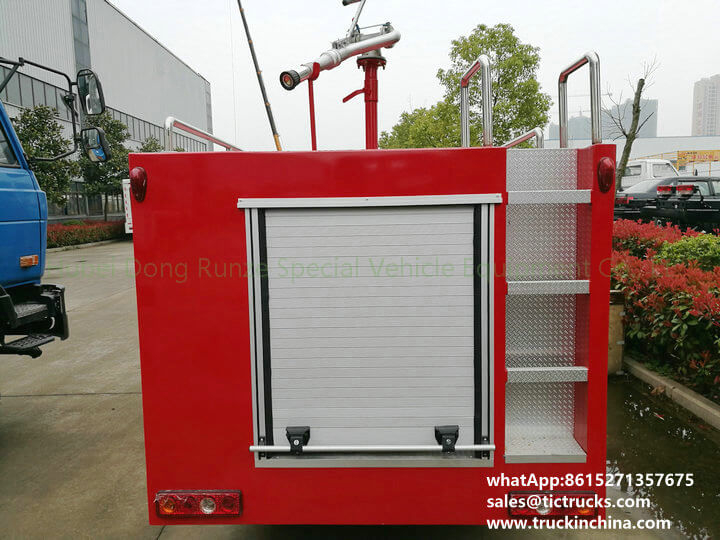 Portable pump fire fighting truck 1000L ,Dong Runze Special Vehicle ...